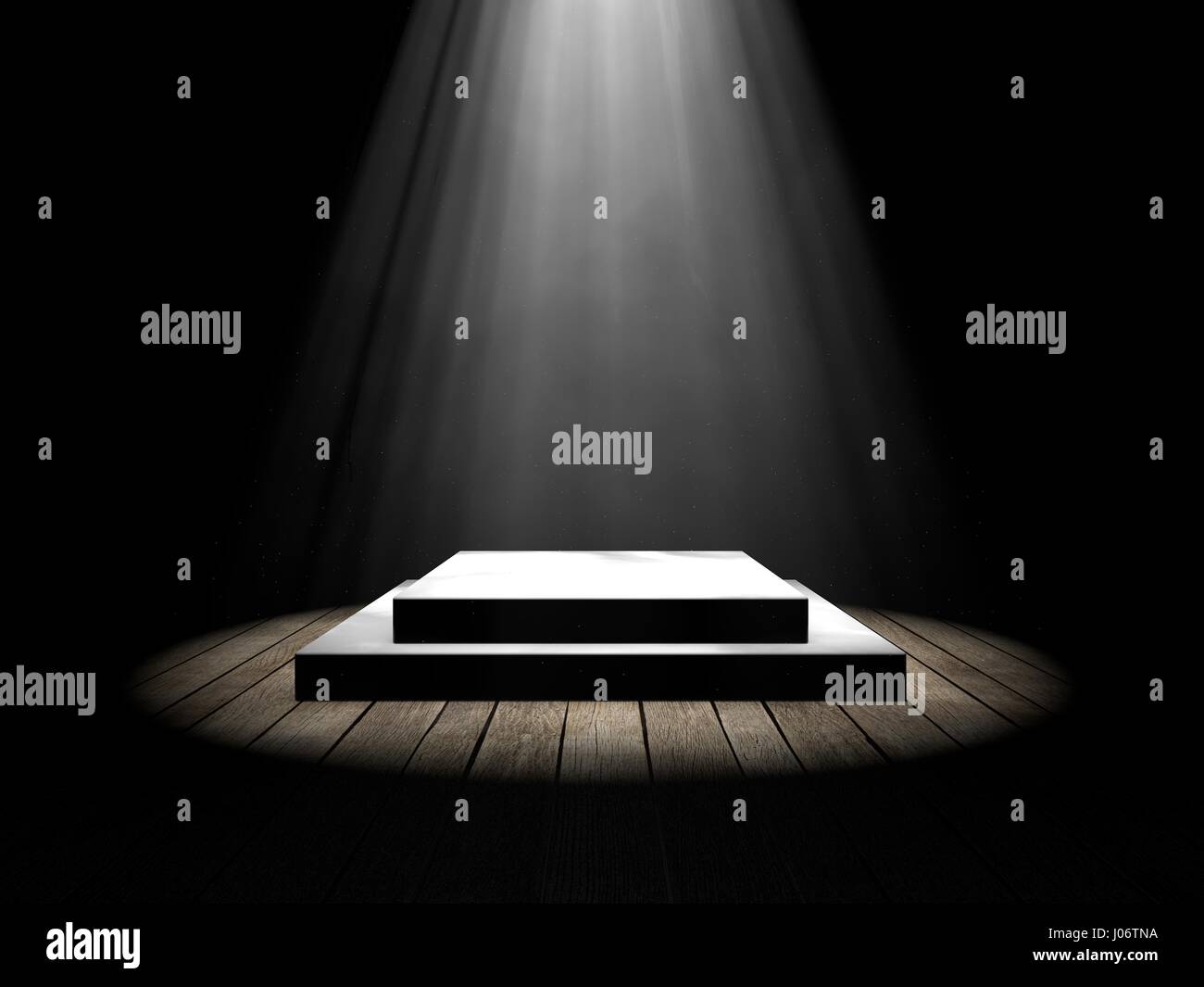 3d illustration of a stage and light Stock Photo - Alamy