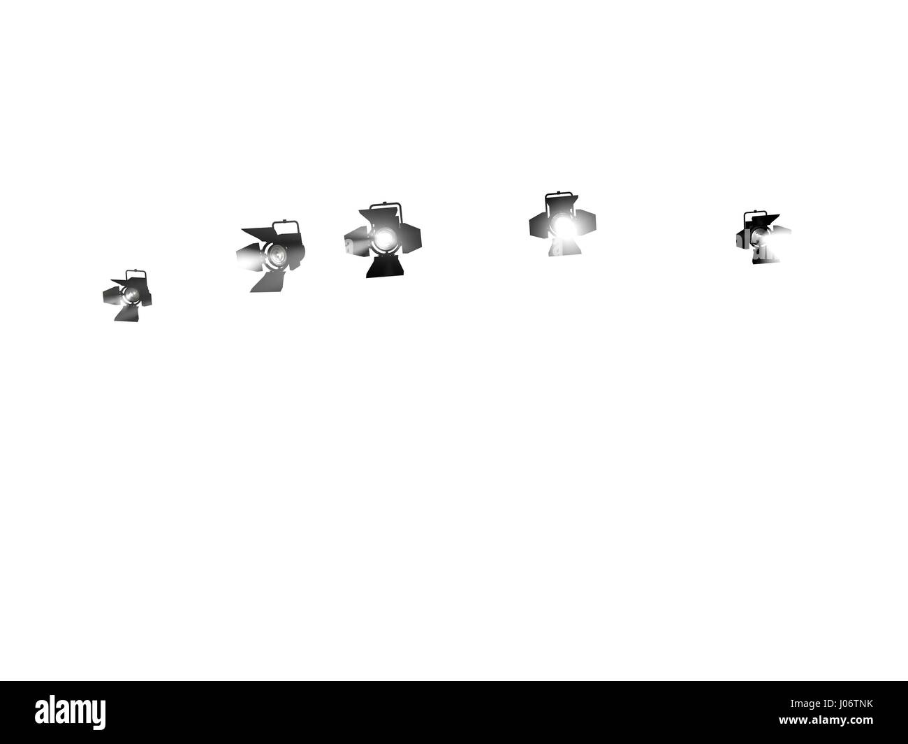 Stage light lights Cut Out Stock Images & Pictures - Alamy