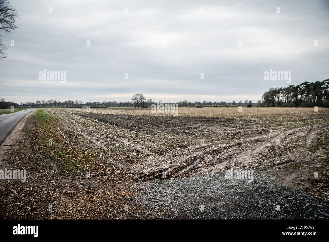 lanscape view with isolated objects Stock Photo - Alamy
