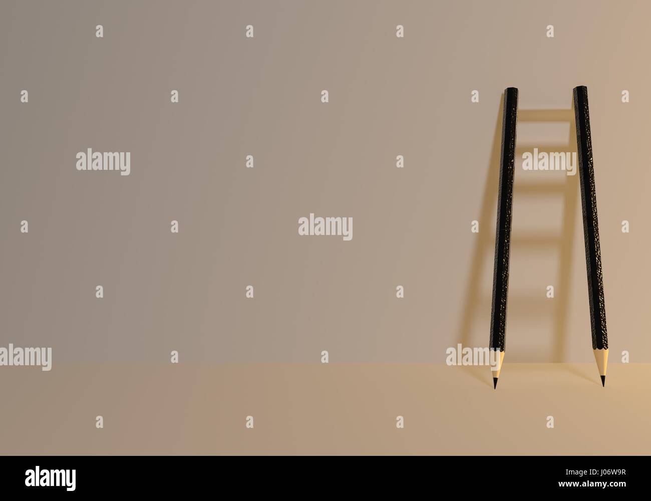 3d business man up ladder for success hi-res stock photography and ...