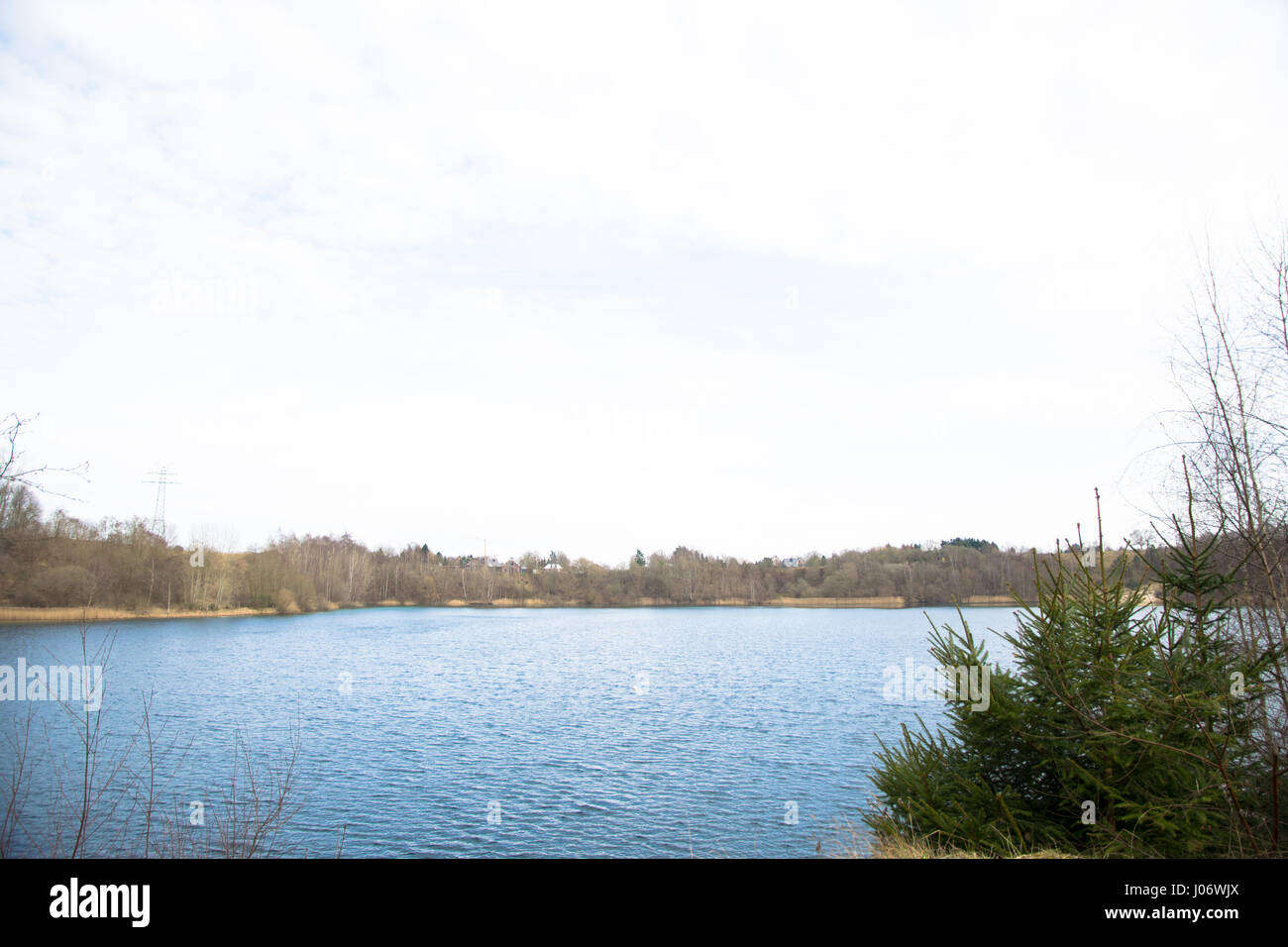 wide angle lake view Stock Photo - Alamy