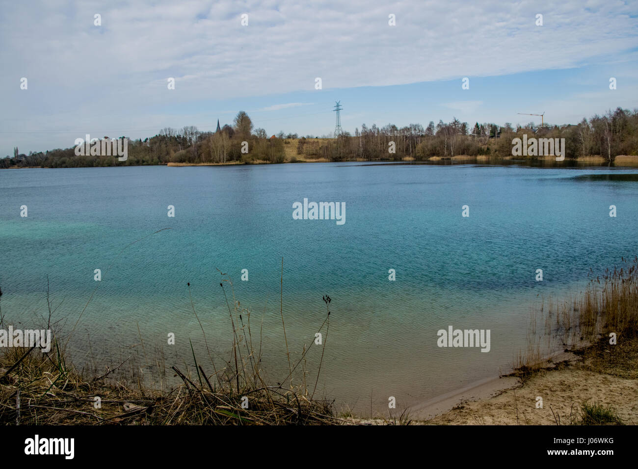 wide angle lake view Stock Photo - Alamy