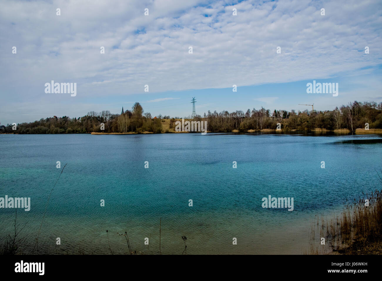 wide angle lake view Stock Photo - Alamy