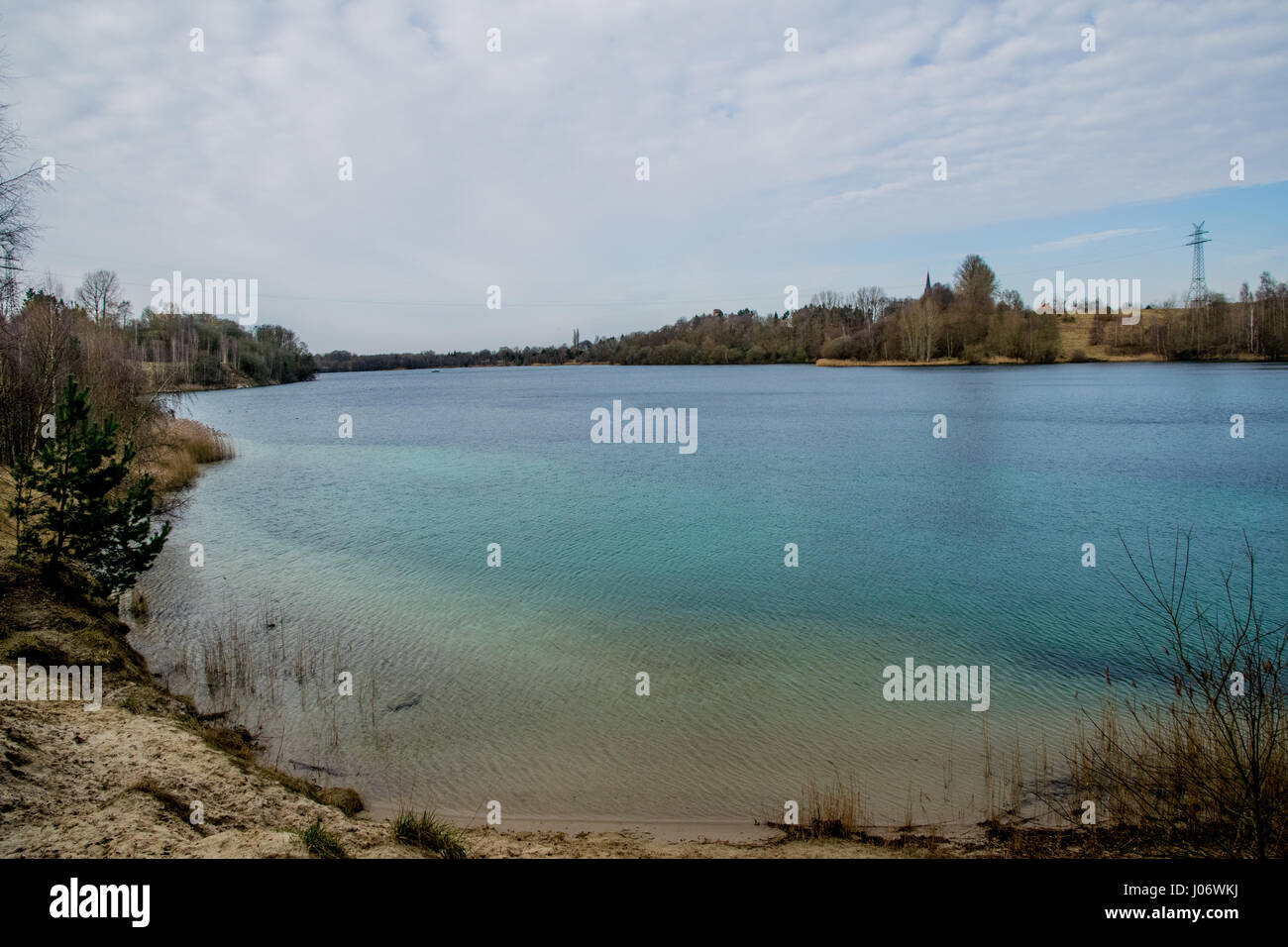 wide angle lake view Stock Photo - Alamy
