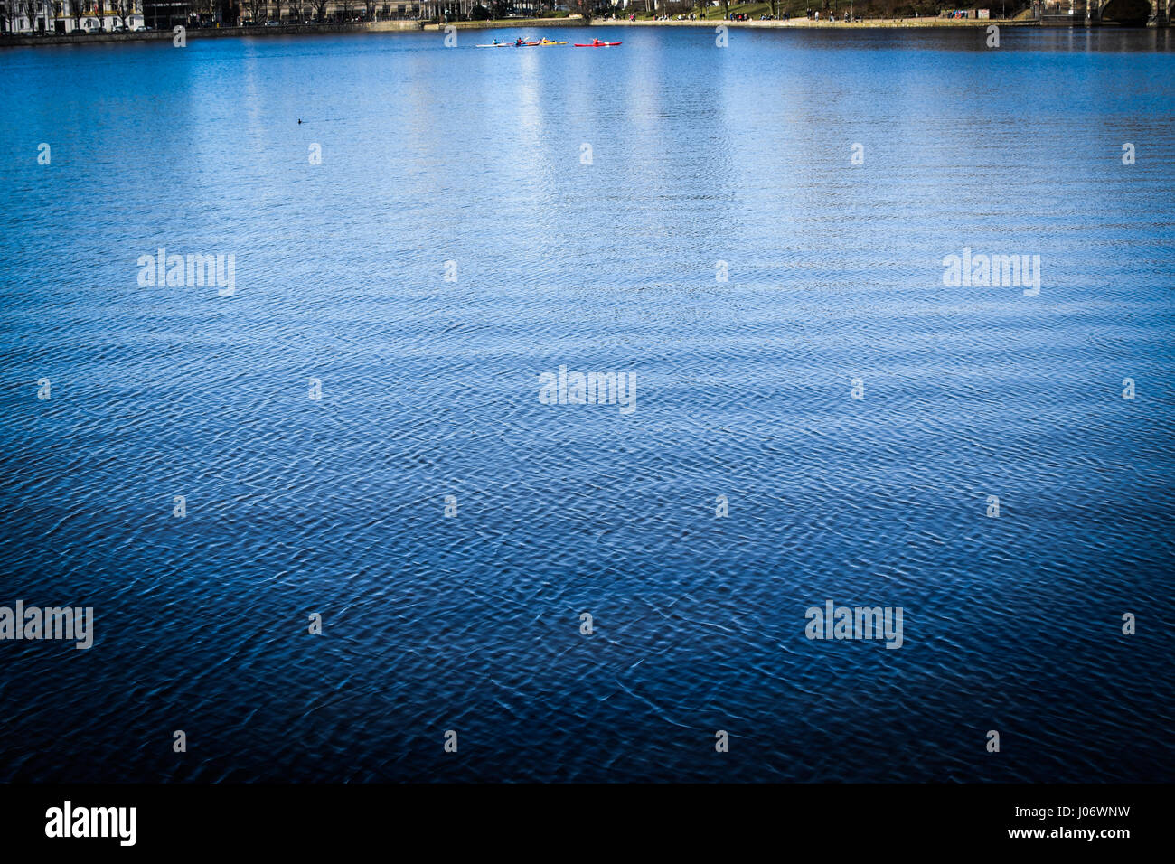 Alster lake in hamburg Stock Photo - Alamy