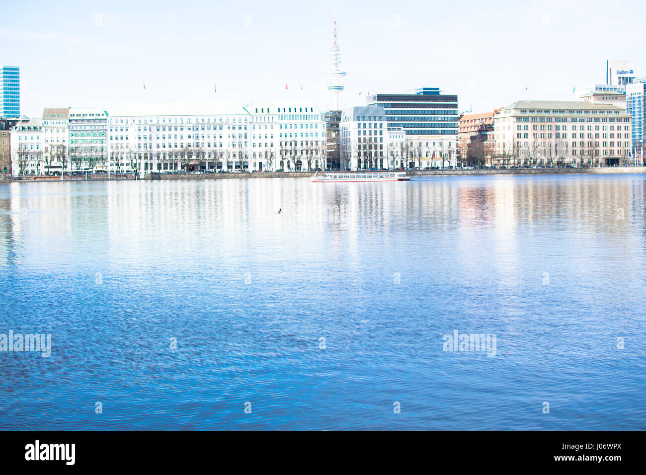 Alster lake in hamburg Stock Photo - Alamy