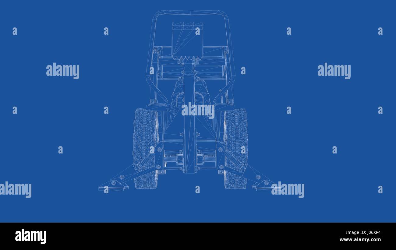Digger drawing sketch hi-res stock photography and images - Alamy