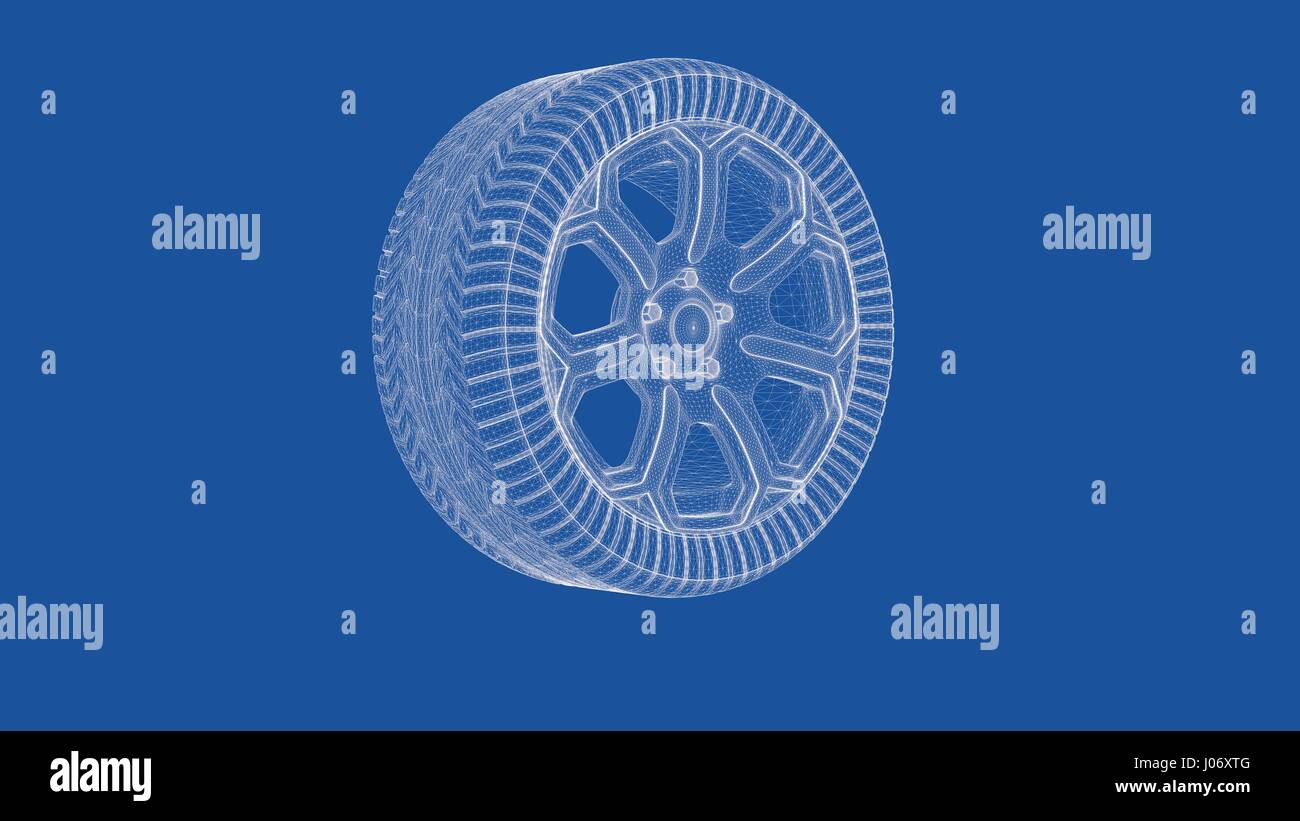 3d rendering wheel hi-res stock photography and images - Alamy