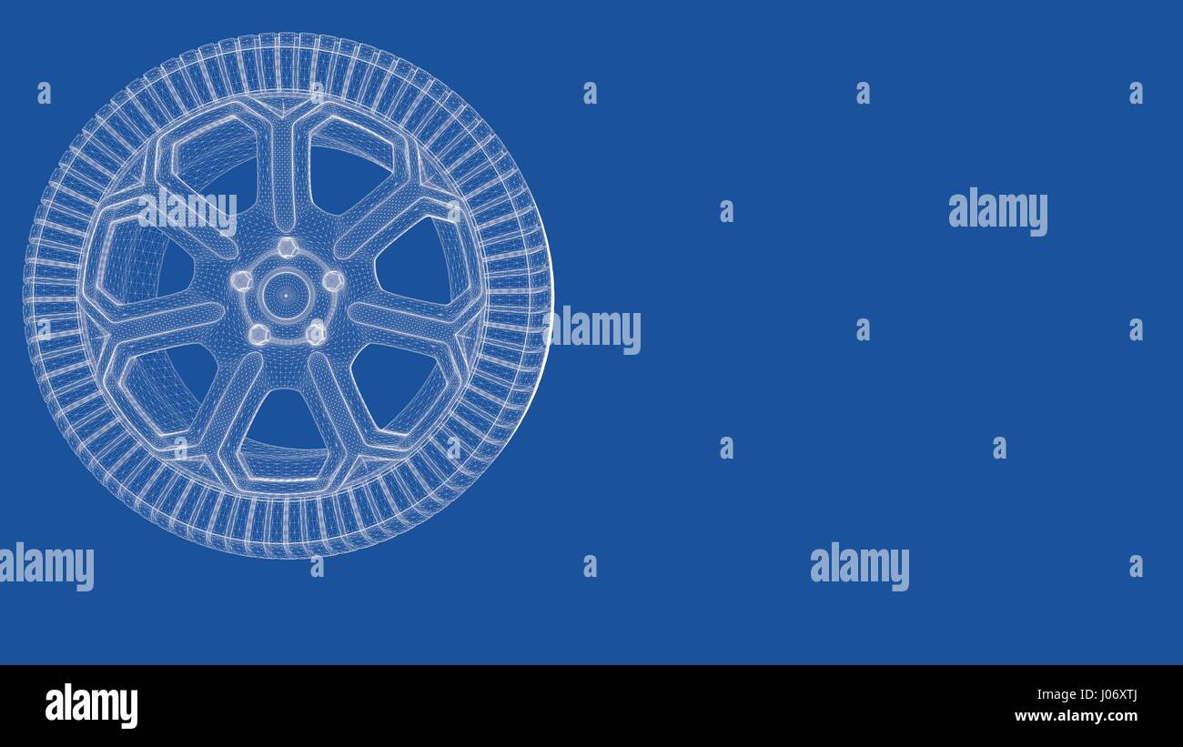 3d rendering wheel hi-res stock photography and images - Alamy