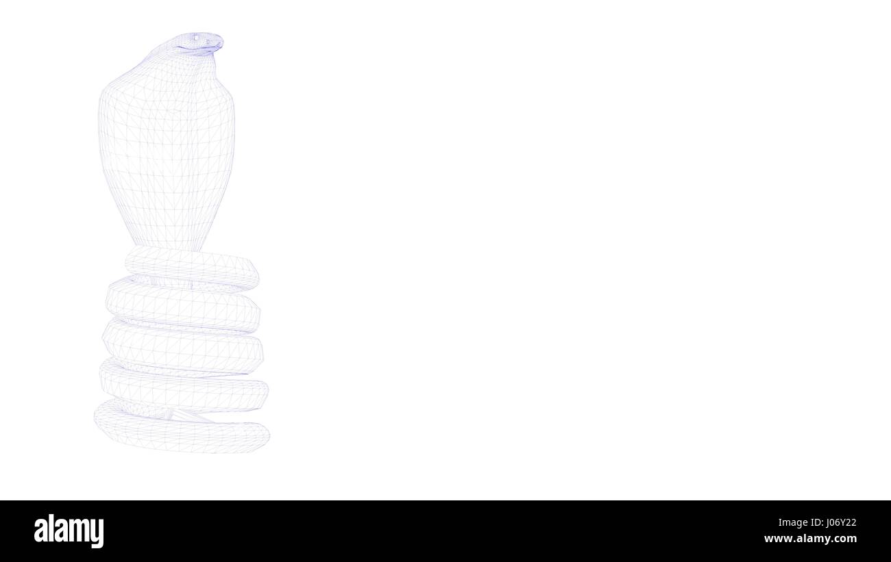 3d rendering of an outlined object Stock Photo - Alamy