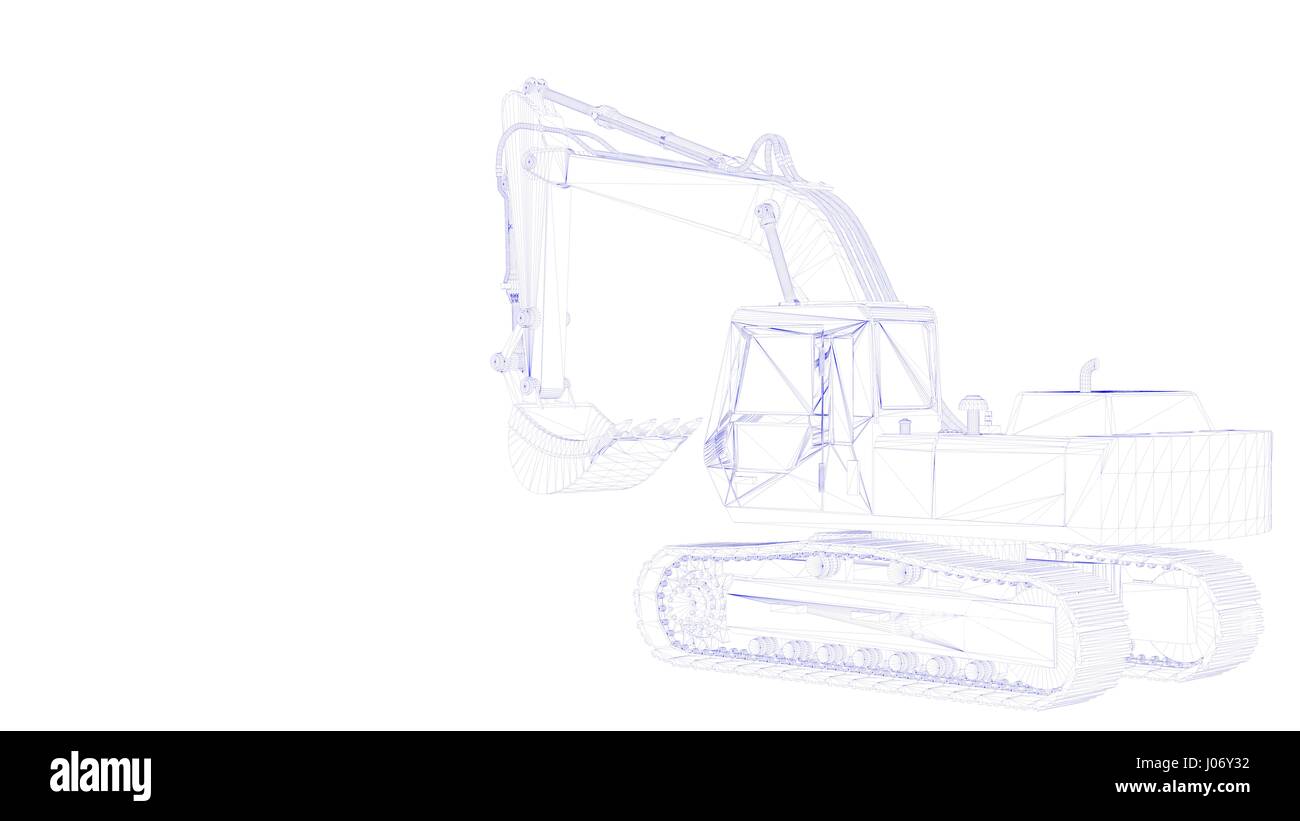 3d rendering of an outlined object Stock Photo - Alamy