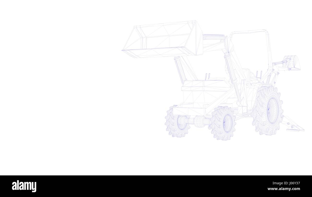 3d rendering of an outlined object Stock Photo - Alamy