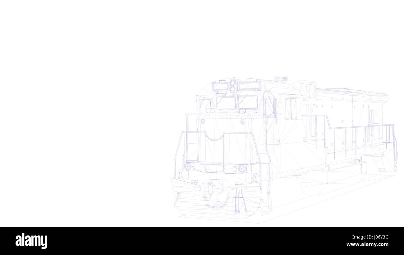 3d rendering of an outlined object Stock Photo - Alamy