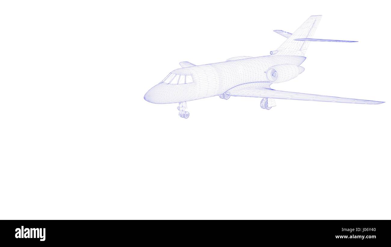 3d rendering of an outlined object Stock Photo - Alamy