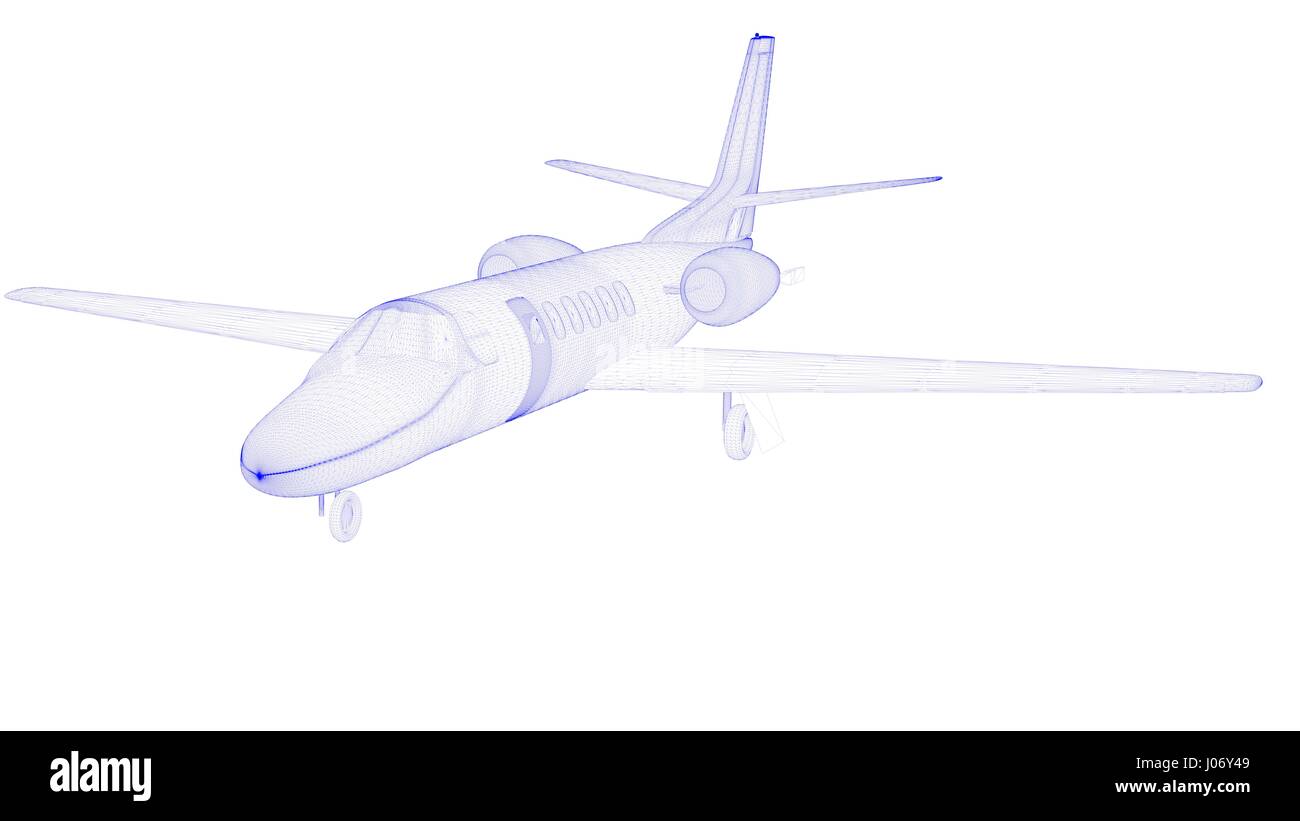 3d rendering of an outlined object Stock Photo - Alamy