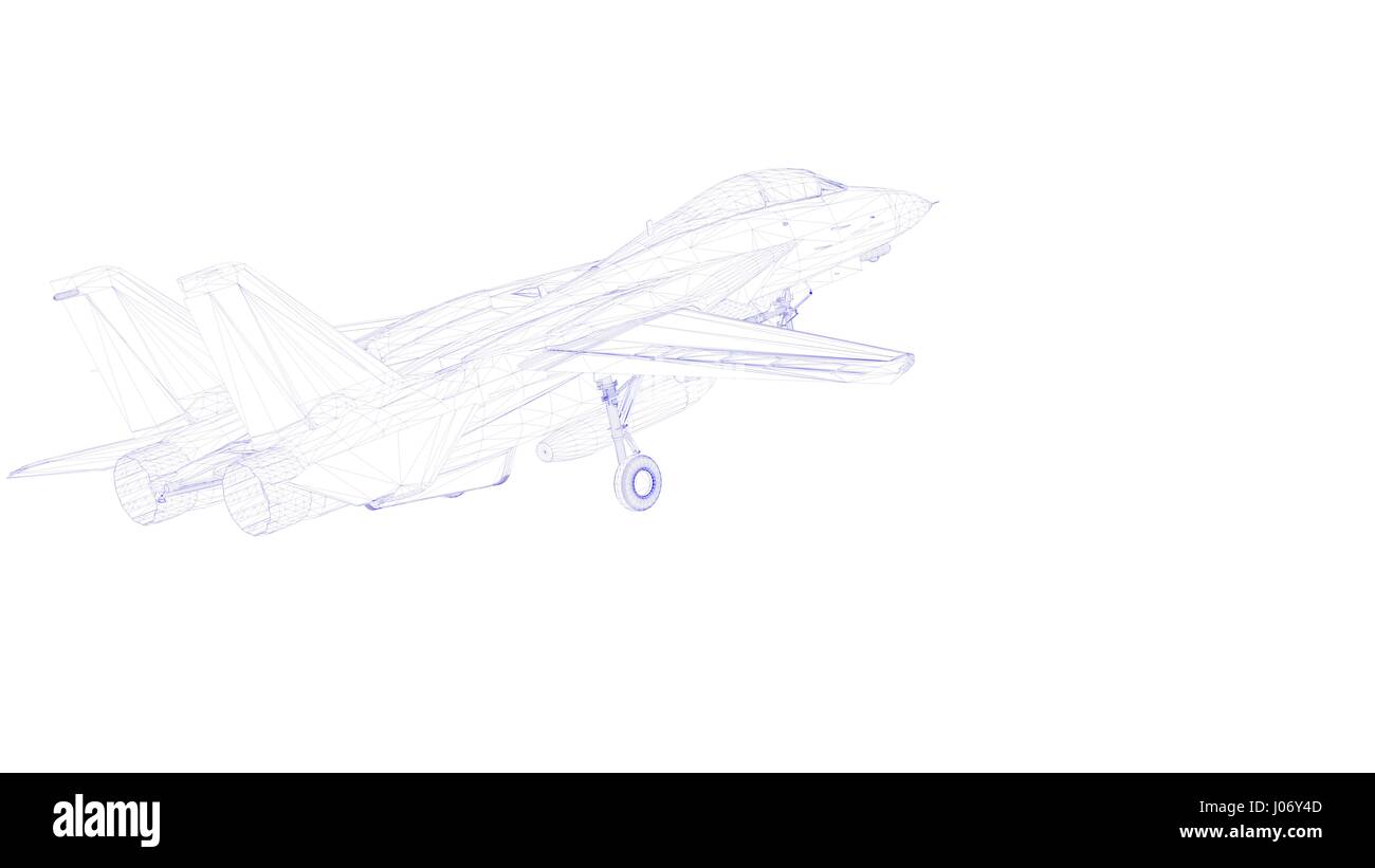 3d rendering of an outlined object Stock Photo - Alamy