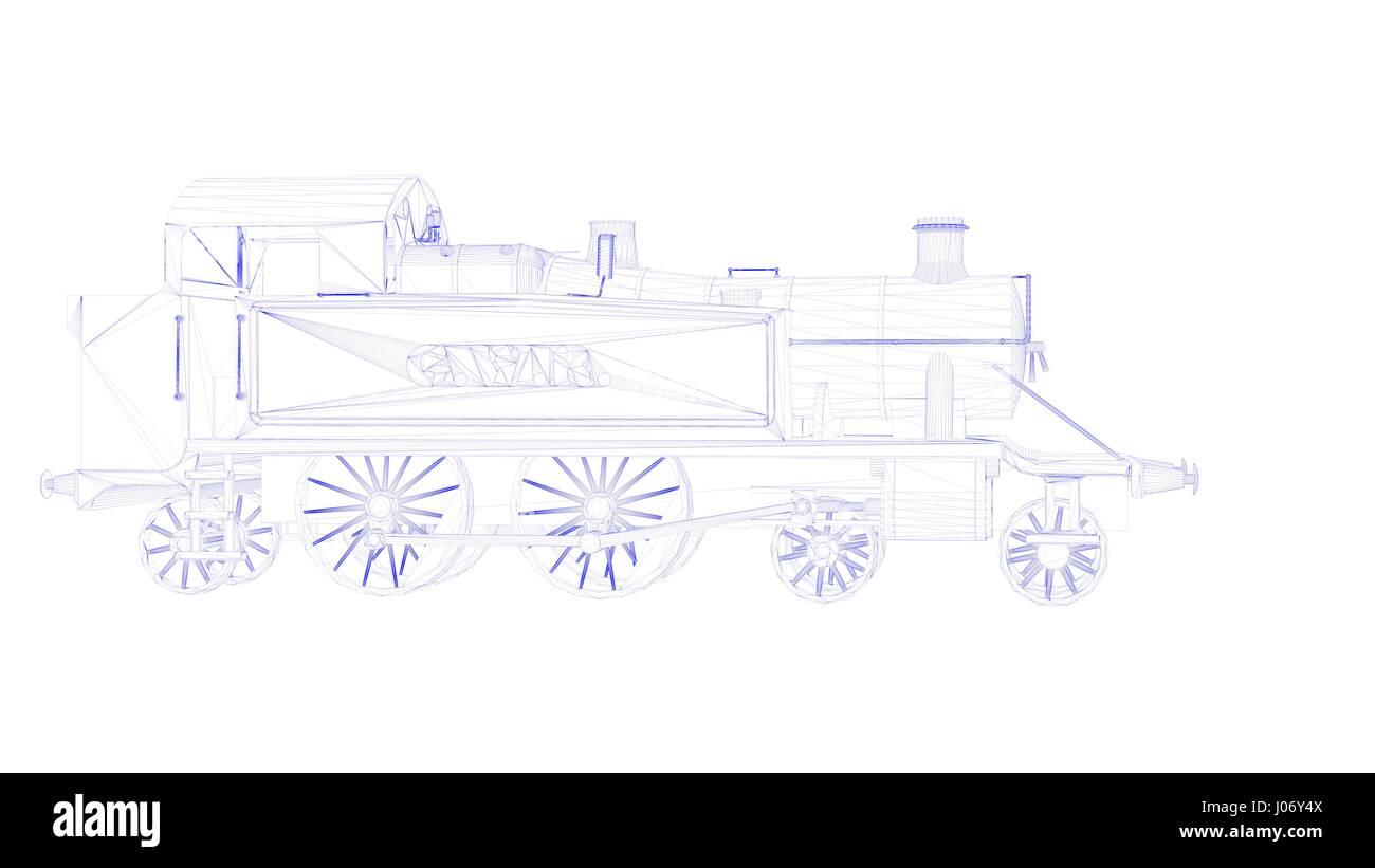 3d rendering of an outlined object Stock Photo - Alamy