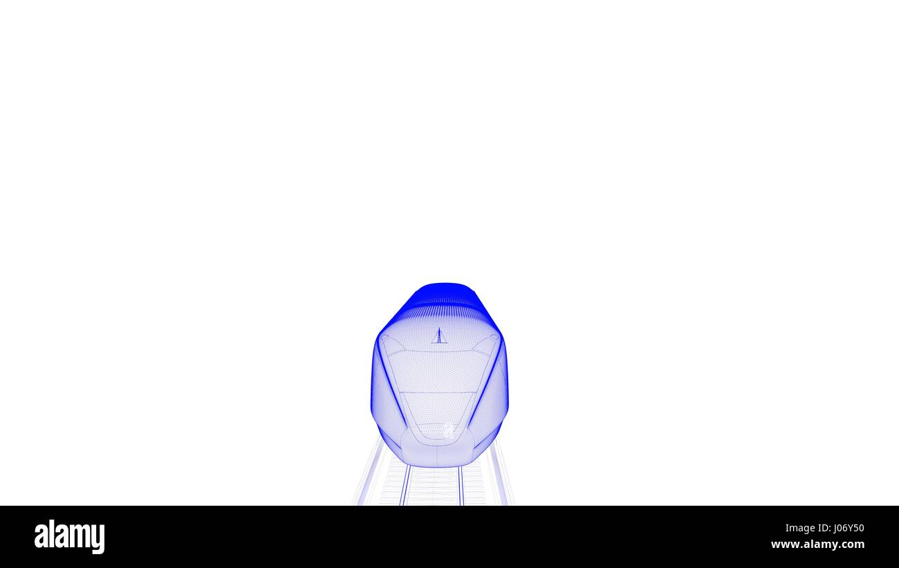 3d rendering of an outlined object Stock Photo - Alamy