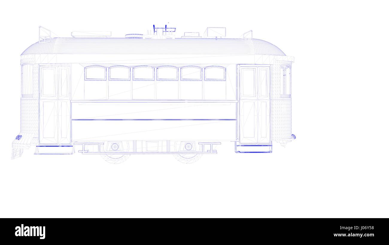 3d rendering of an outlined object Stock Photo - Alamy