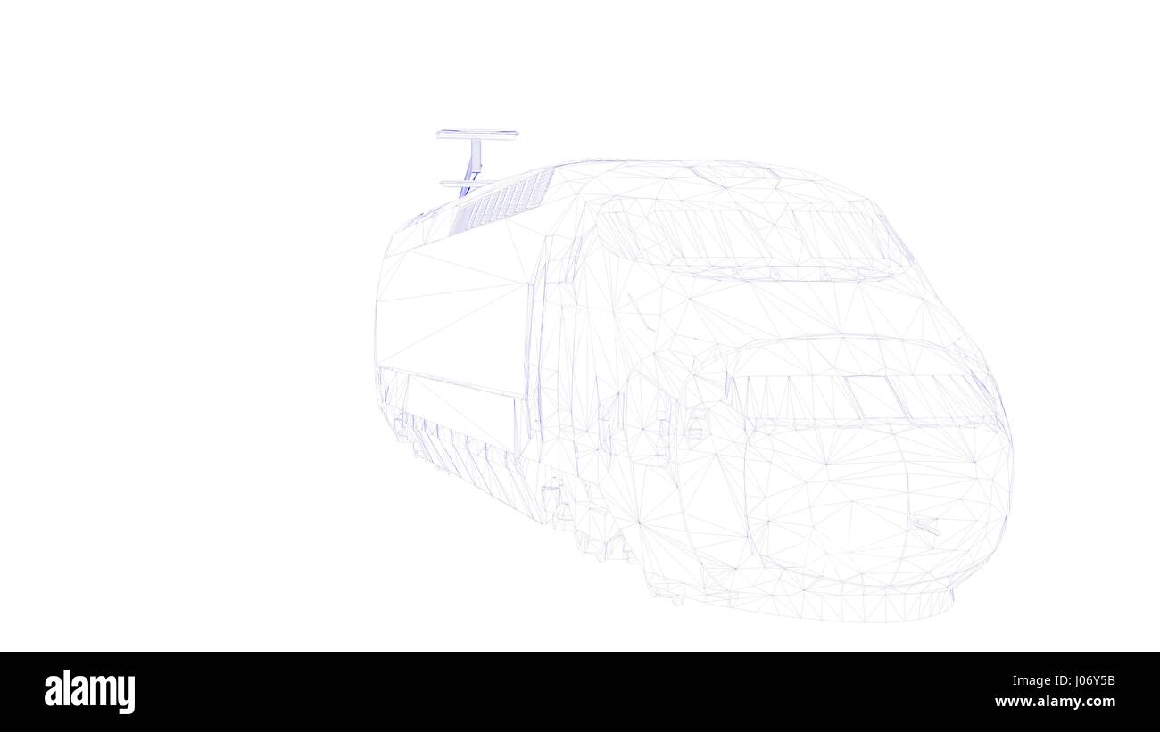 3d rendering of an outlined object Stock Photo - Alamy