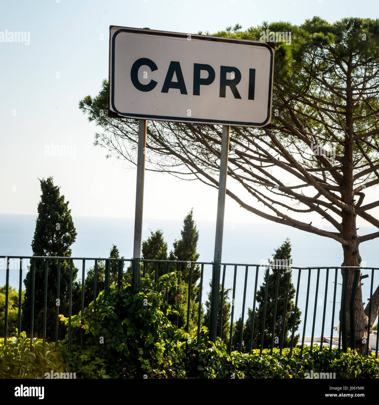 Campania road sign hi-res stock photography and images - Alamy