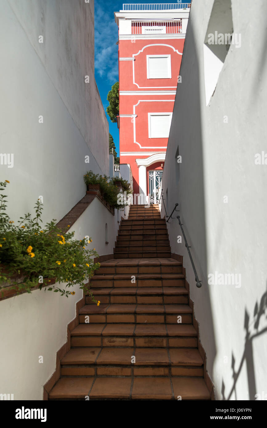 Tiered steps stairs hi-res stock photography and images - Alamy