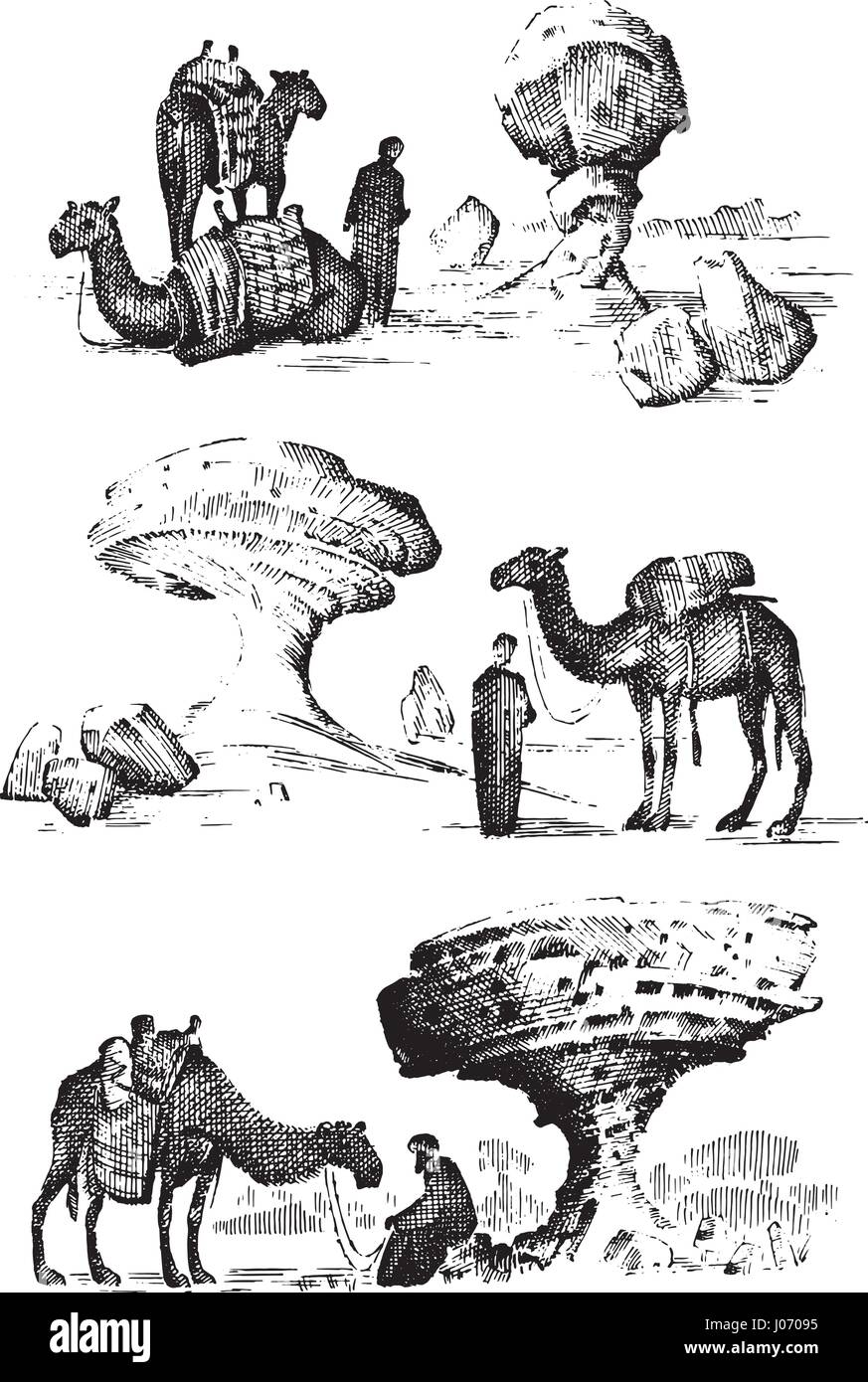 Old dubai landscape Stock Vector Images - Alamy