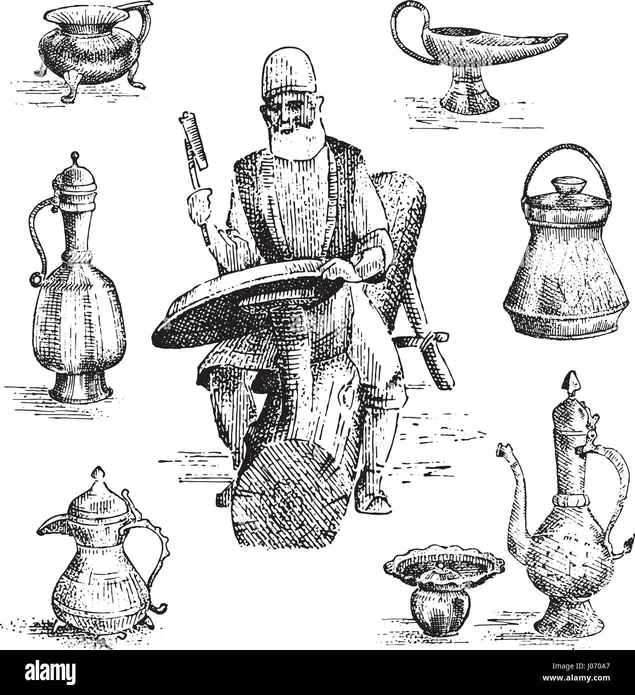 Hand money engraving Stock Vector Images - Alamy