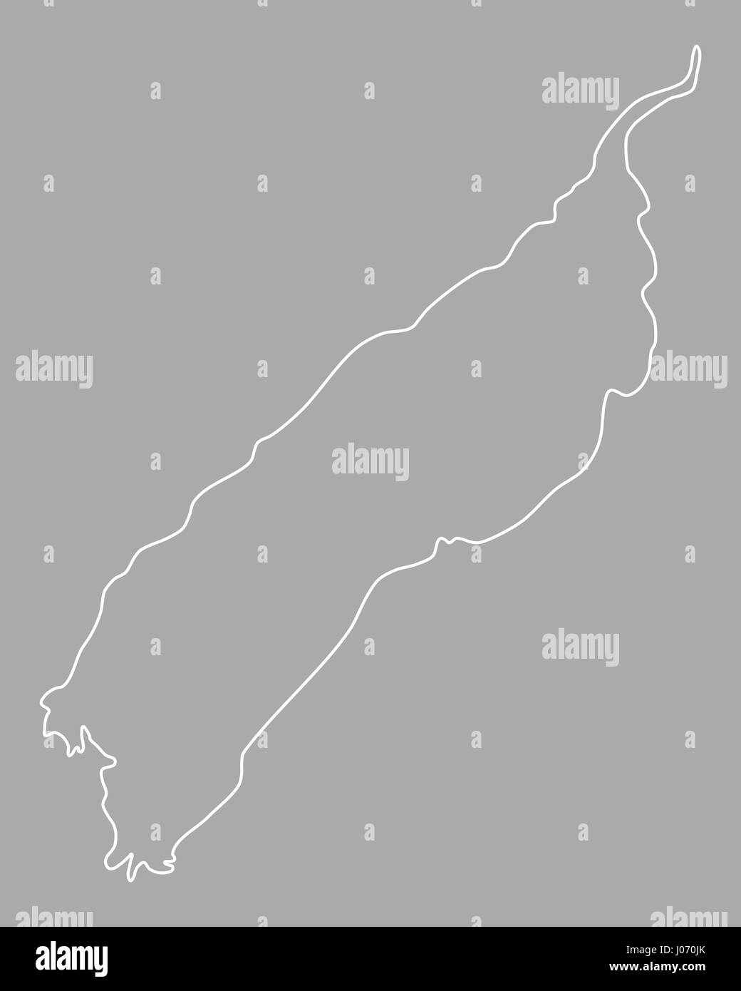 Map of Lake Albert Stock Photo - Alamy