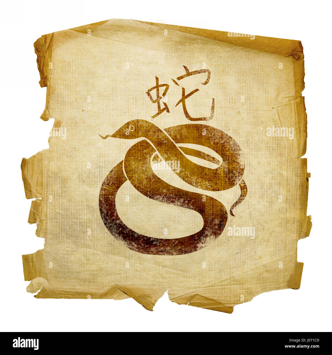 Snake Zodiac icon, isolated on white background Stock Photo - Alamy