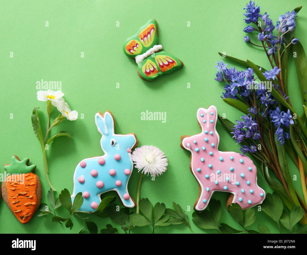 Still life with rabbits Stock Photo - Alamy