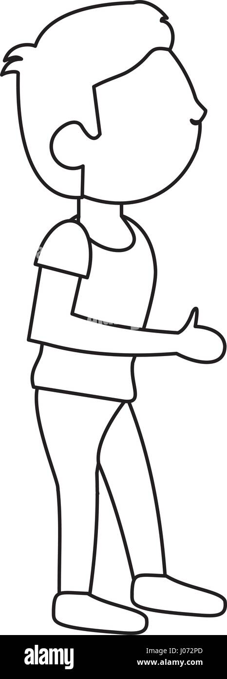 character boy son image outline Stock Vector Image & Art - Alamy