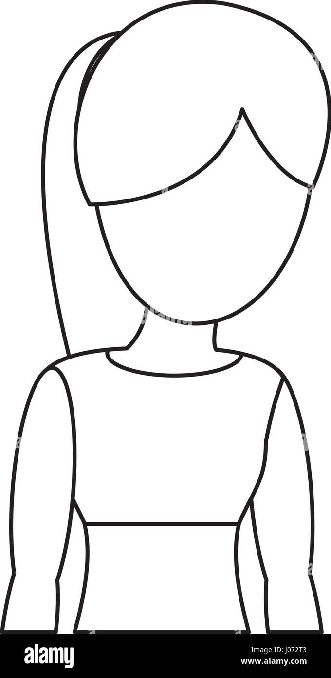 character mother female outline Stock Vector Image & Art - Alamy