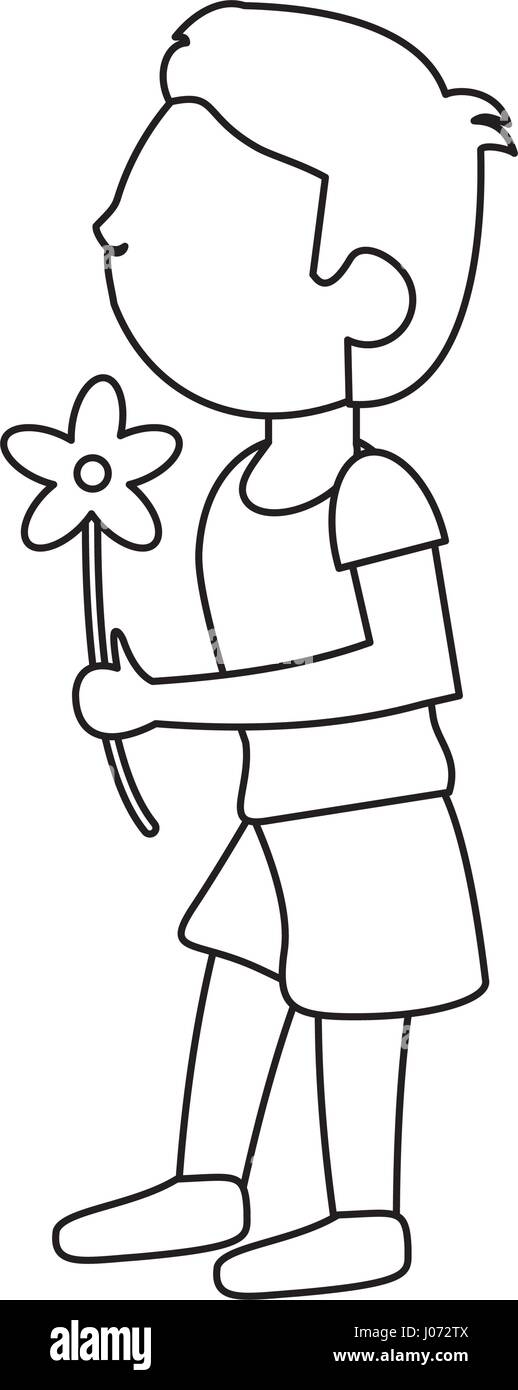 Love flowers surprise gift Black and White Stock Photos & Images - Alamy