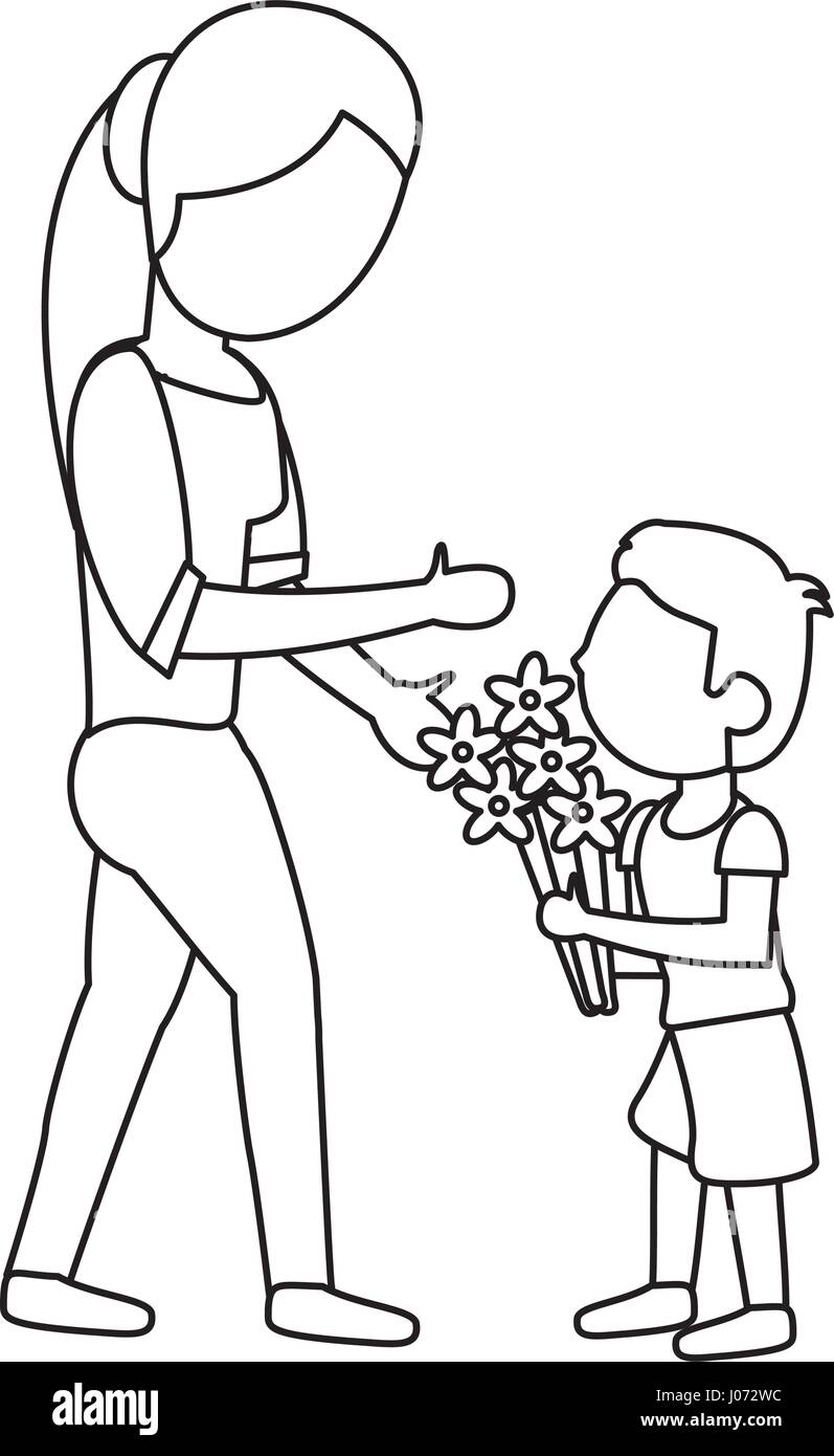 Outlined figure Stock Vector Images - Alamy