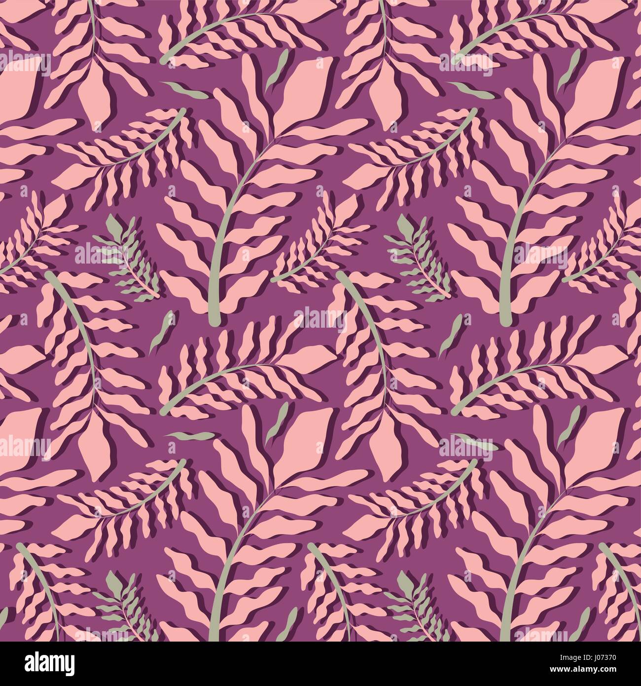 beautiful purple leaves pattern background Stock Vector Image & Art - Alamy