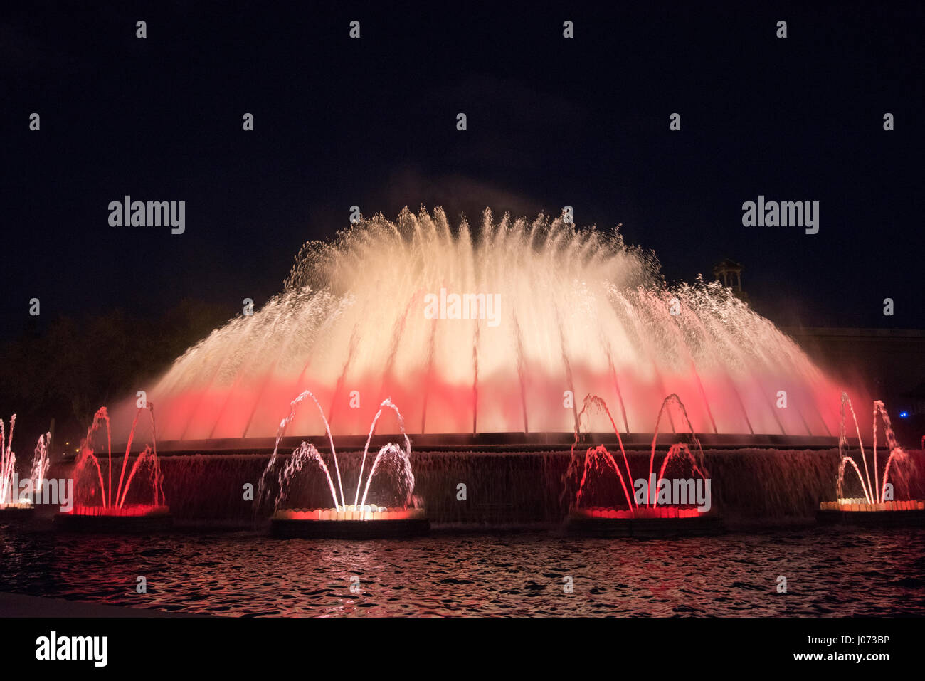 The Magic Fountain of Montjuic, Barcelona Spain Europe EU Stock Photo ...