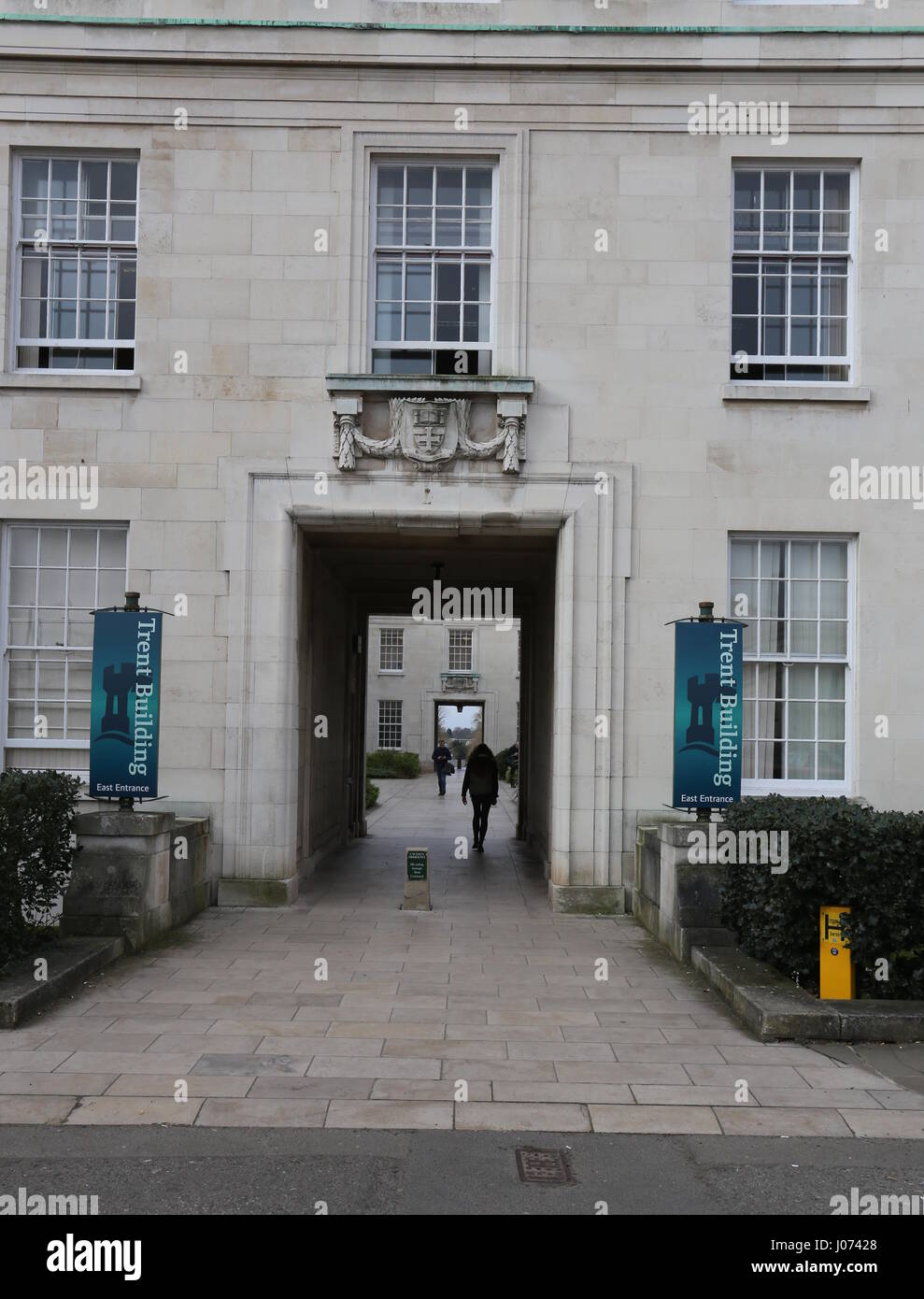 Exterior of Trent Building Nottingham University UK April 2017 Stock ...