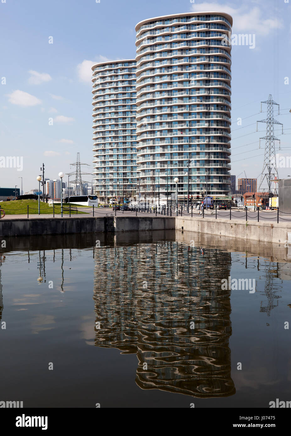 High Rise Apartment Blocks at the Western Gateway of the Royal Stock ...