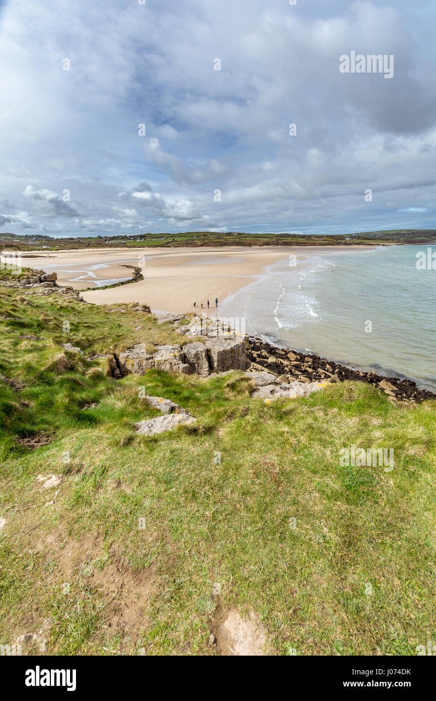 View across Lligwy beach on Anglesey Stock Photo - Alamy