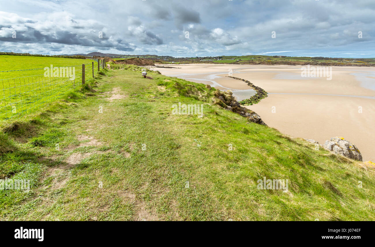 View across Lligwy beach on Anglesey Stock Photo - Alamy
