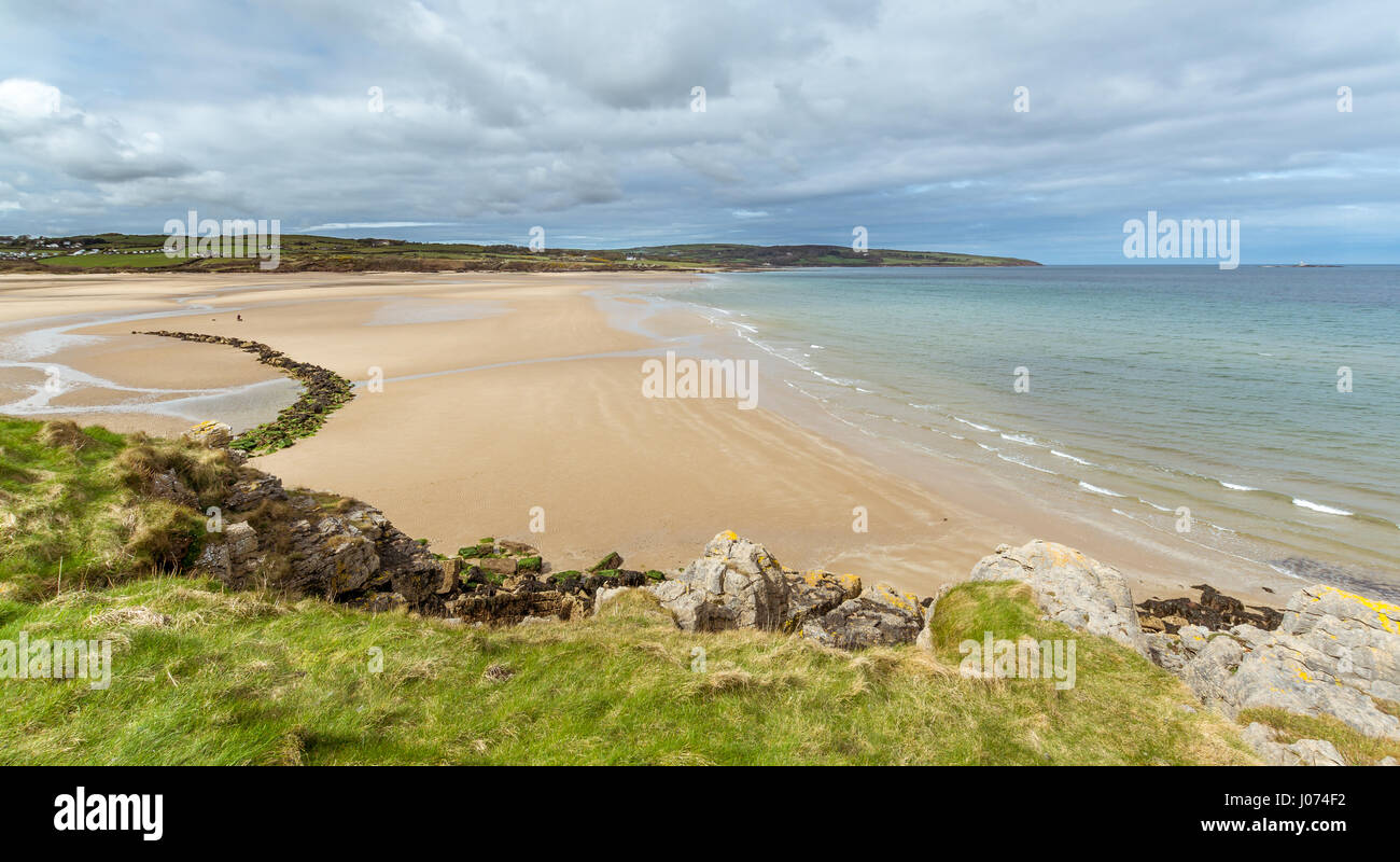 View across Lligwy beach on Anglesey Stock Photo - Alamy