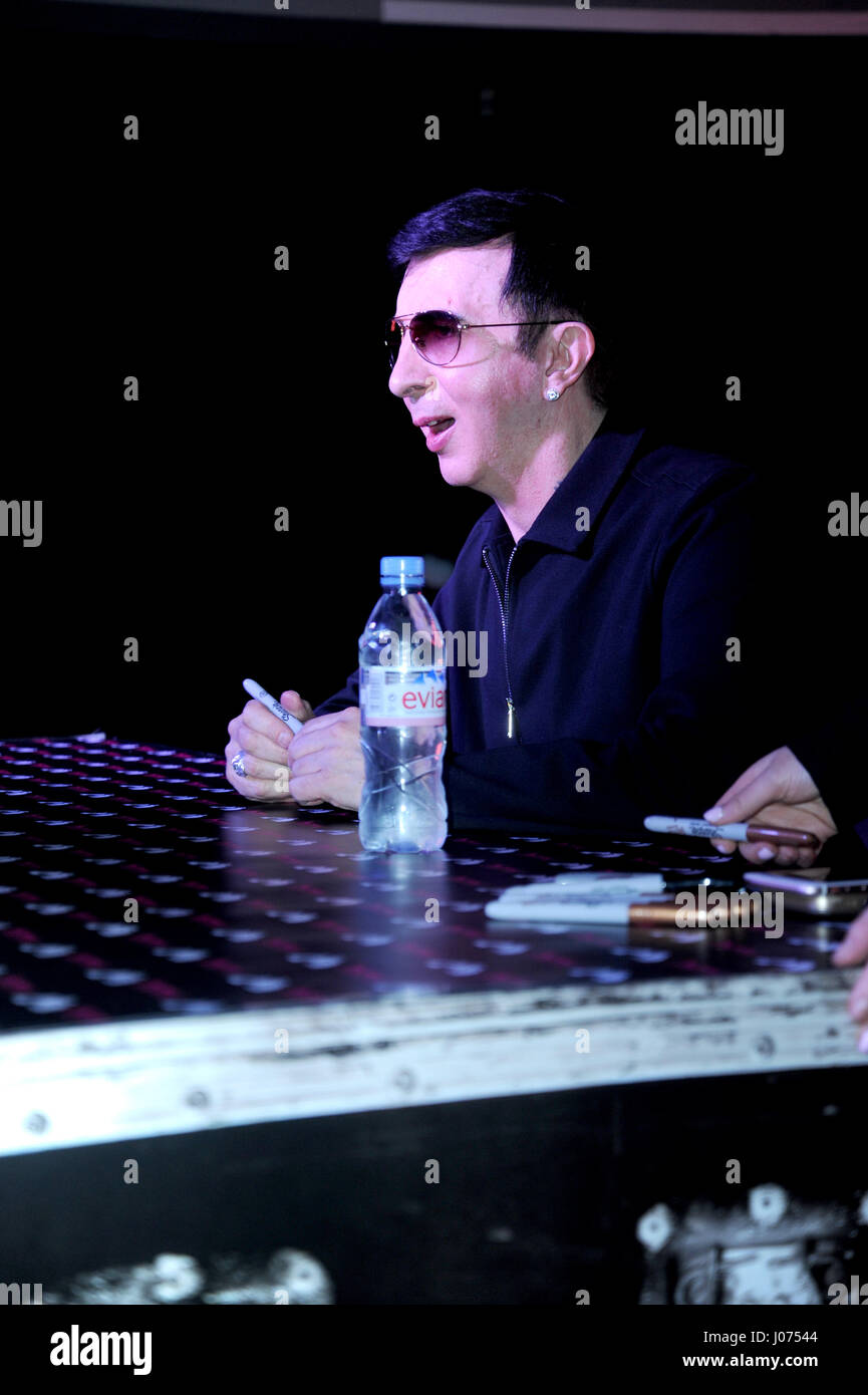 Marc Almond signing copies of his compilation album 'Hits and Pieces ...