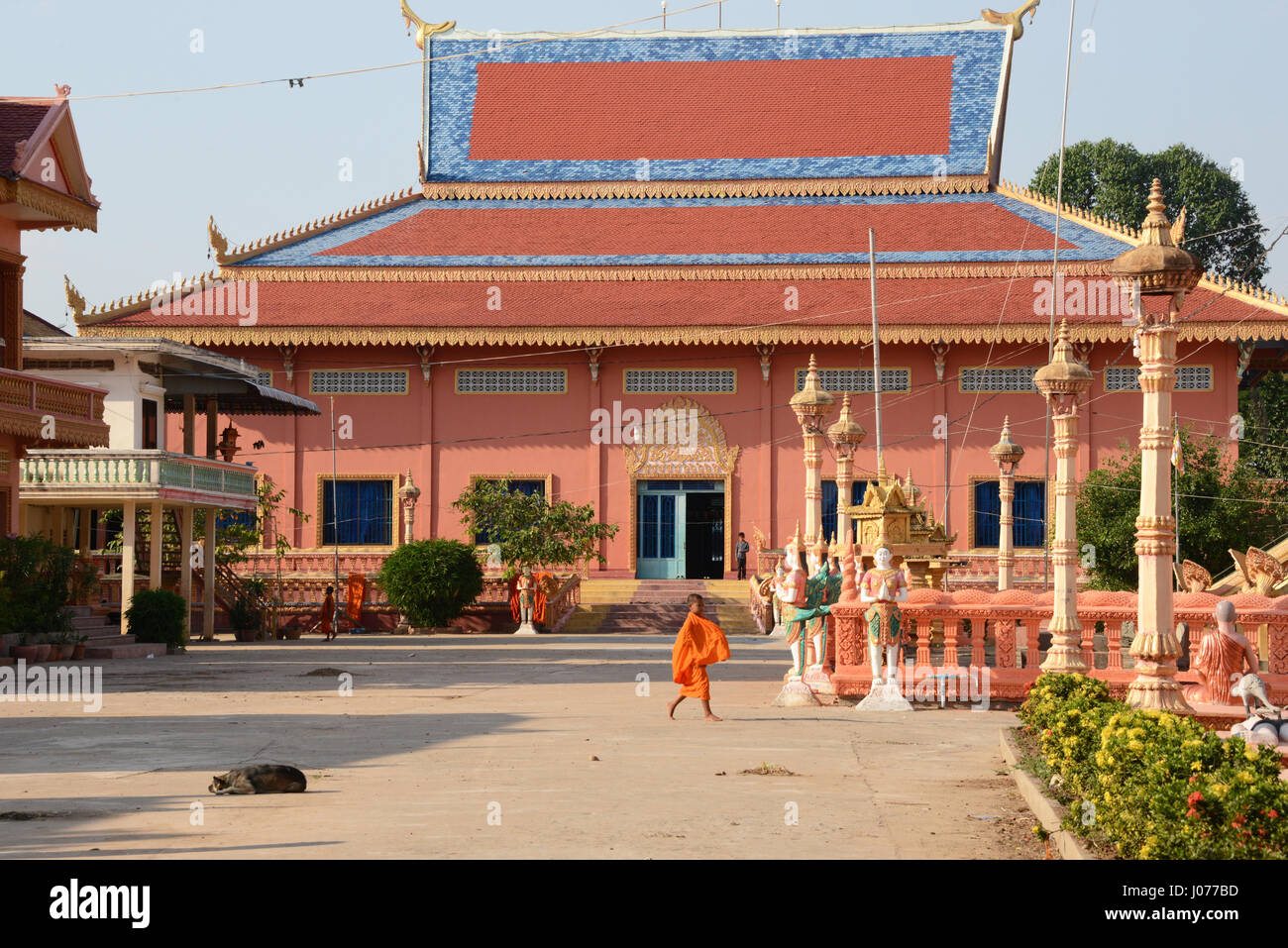 Temple complex at Angkor Ban, near Kampong Cham, Cambodia Stock Photo ...
