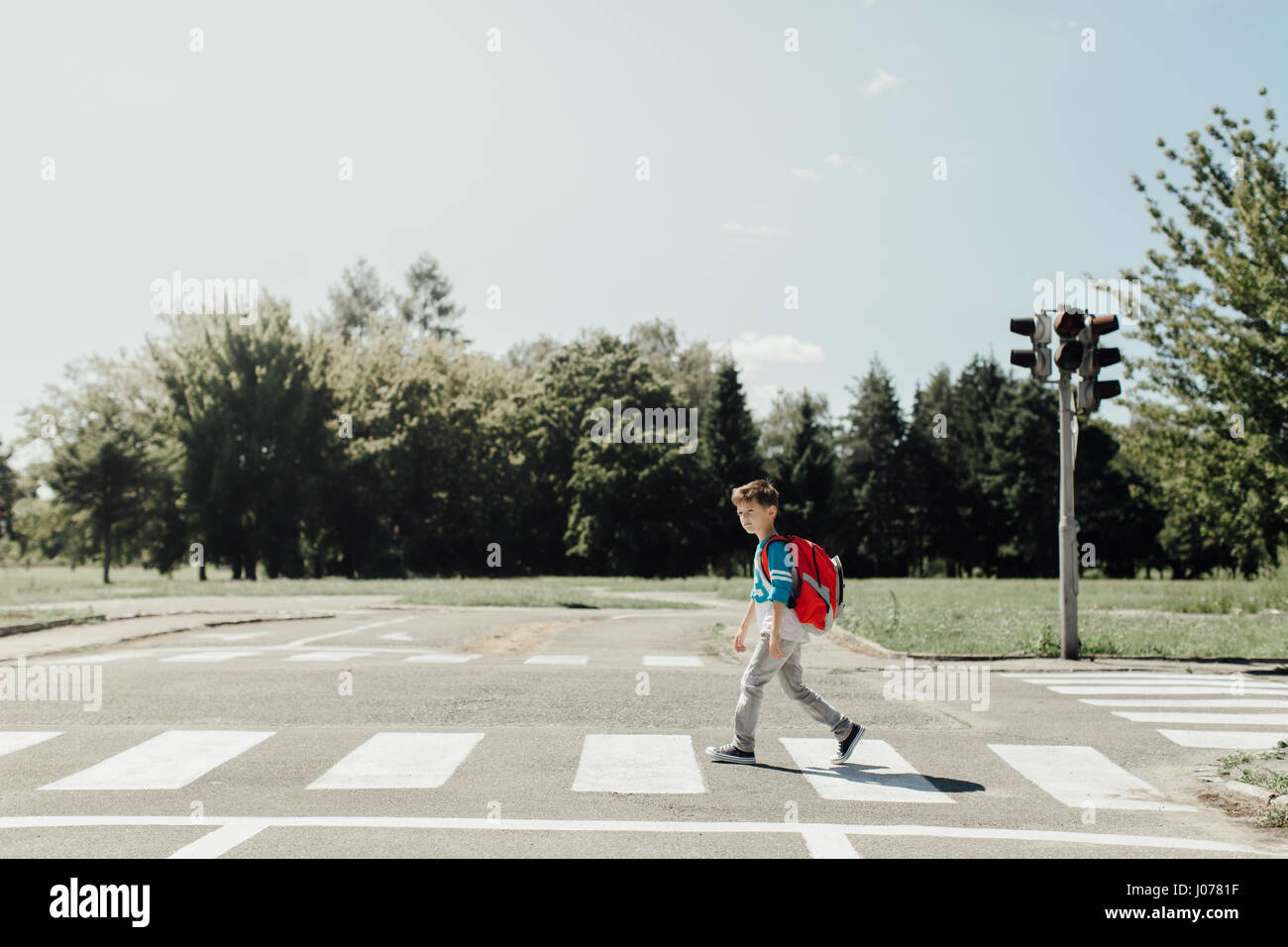 Zebra Crossing Road Children High Resolution Stock Photography and ...