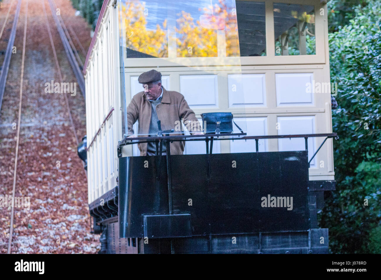 Bom Jesus do Monte Funicular, Braga, Portugal Stock Photo - Alamy