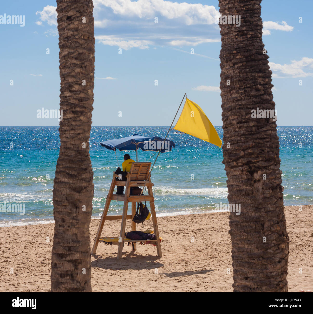 beach life guard Stock Photo - Alamy