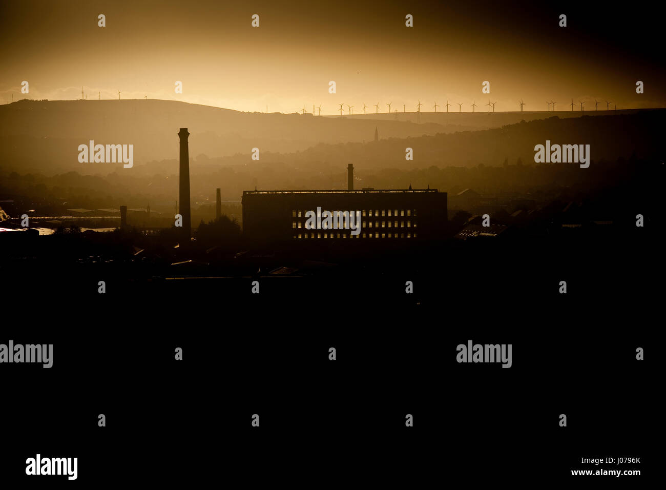 Drummonds Mill before the devastating fire that destroyed it - Lumb ...