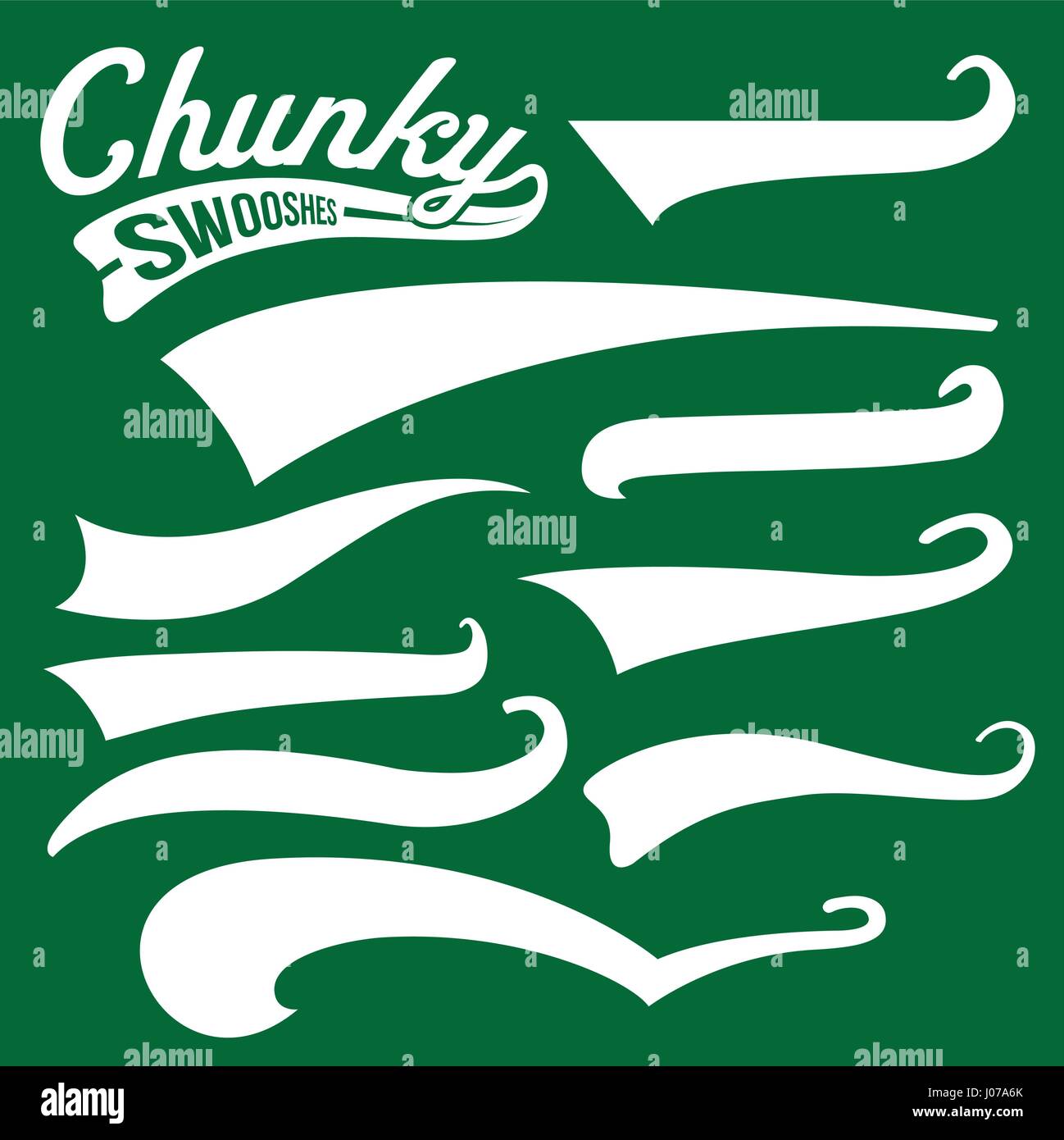 Set of hand drawn swashes hi-res stock photography and images - Alamy