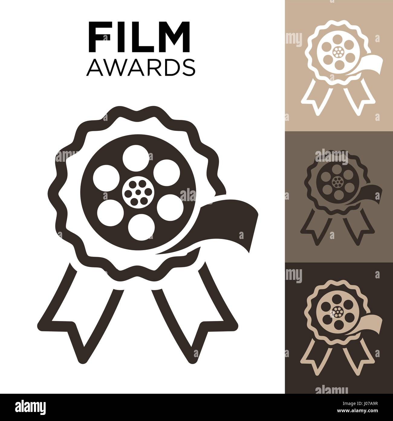 Best Film Award with Film Reel Stock Vector Image & Art - Alamy